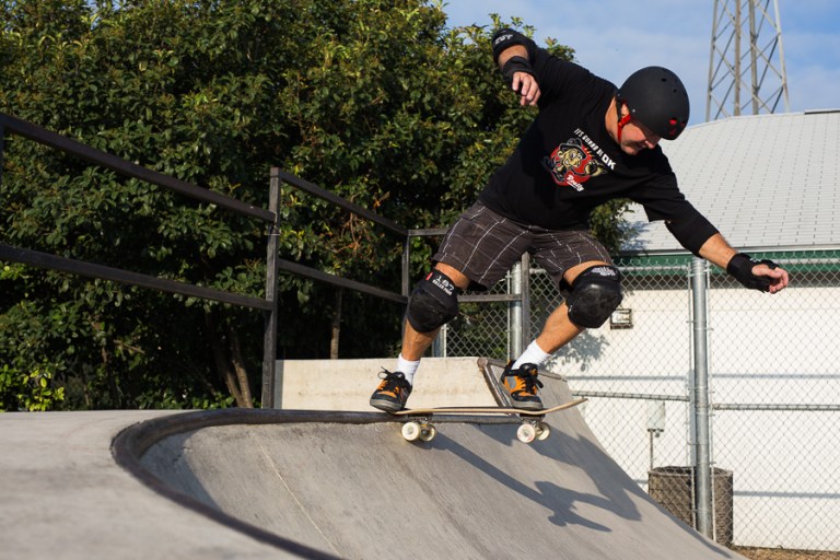 Artist Gary Sweeney at 63: Retired, Skateboarder