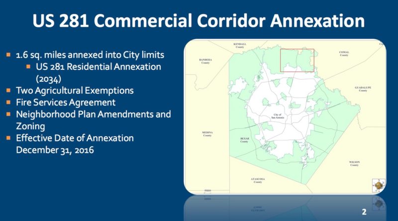 Council Green-Lights Annexation of U.S. 281 Commercial Corridor