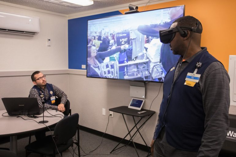 San Antonio Walmart Workers Use VR Headsets to Train for Black Friday Rush