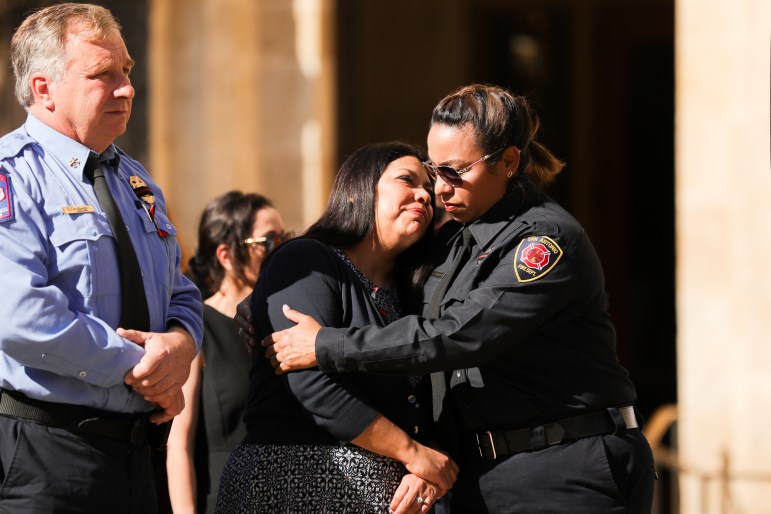 Firefighters Mark Passing of Firefighter Greg Garza With Memorial Walk