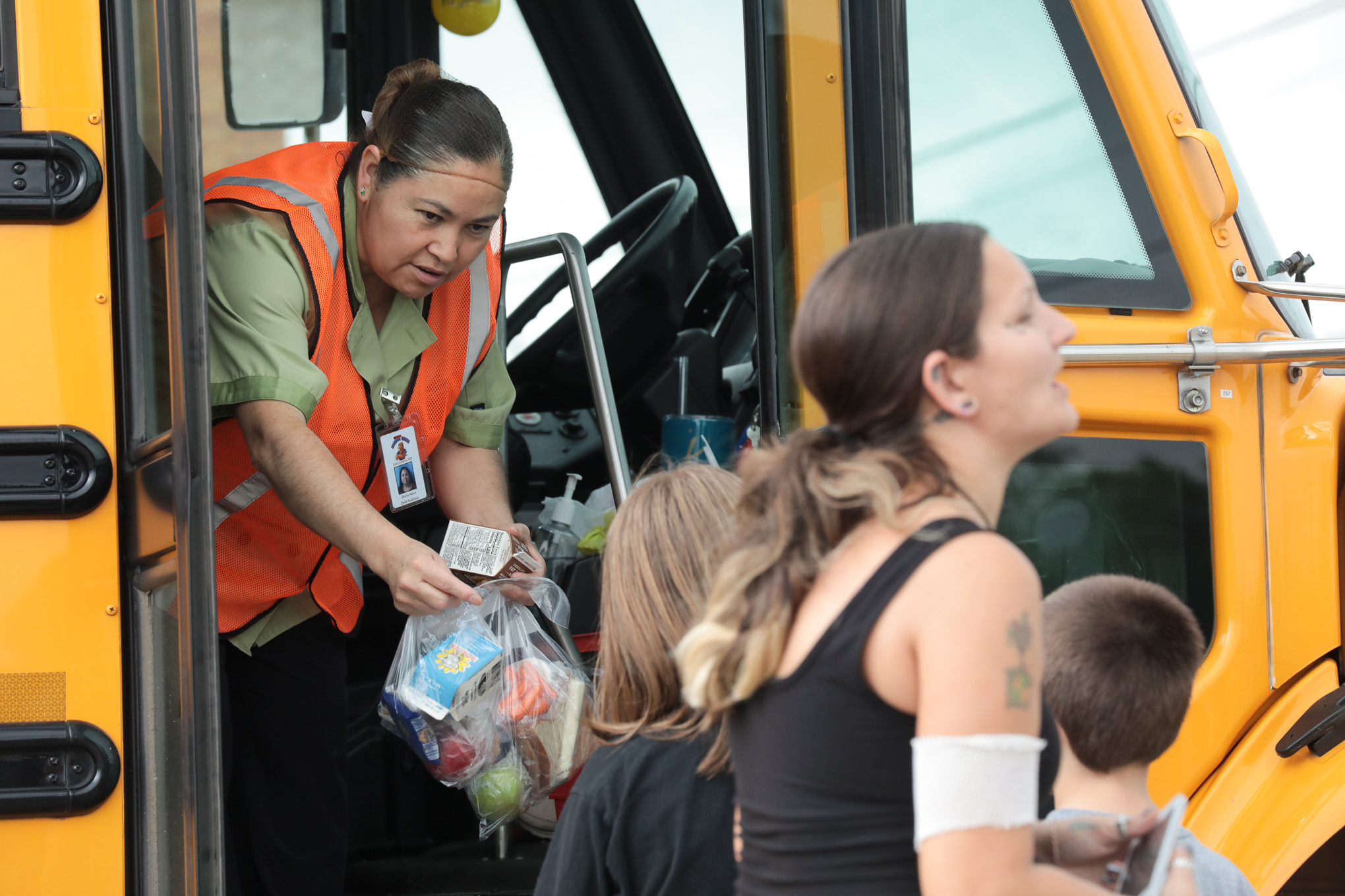 School Districts Use Buses to Deliver Meals to Hard-to-Reach Students