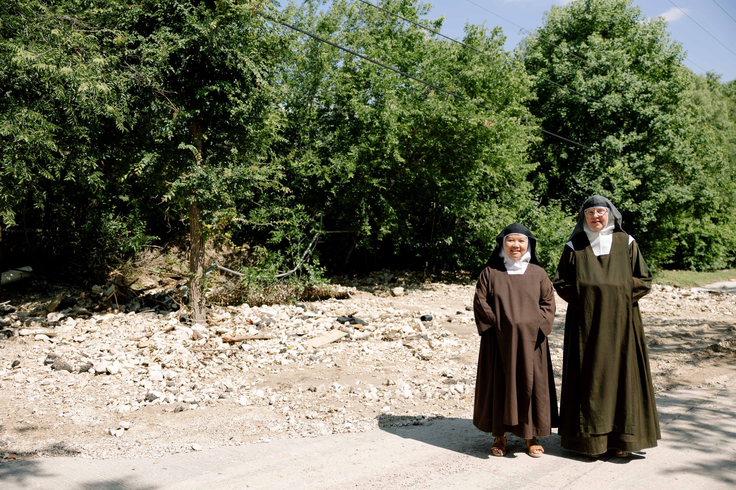 Cloistered nuns prayed for rain. It sent debris crashing into their ...