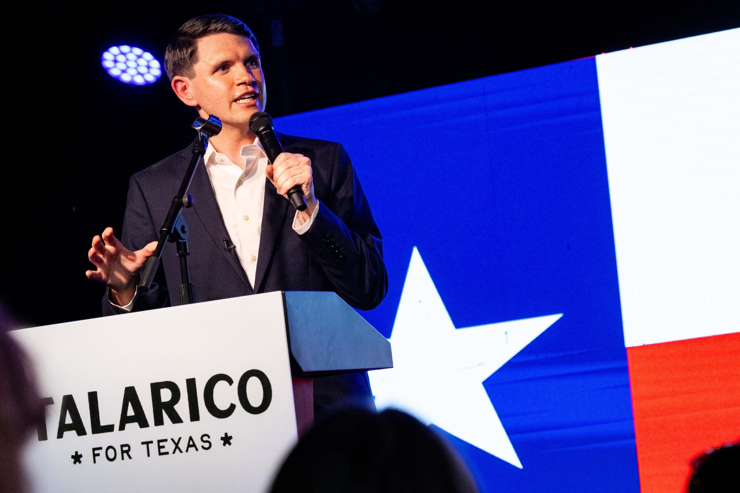 Talarico bats down first Paxton attacks at San Antonio's Paper Tiger